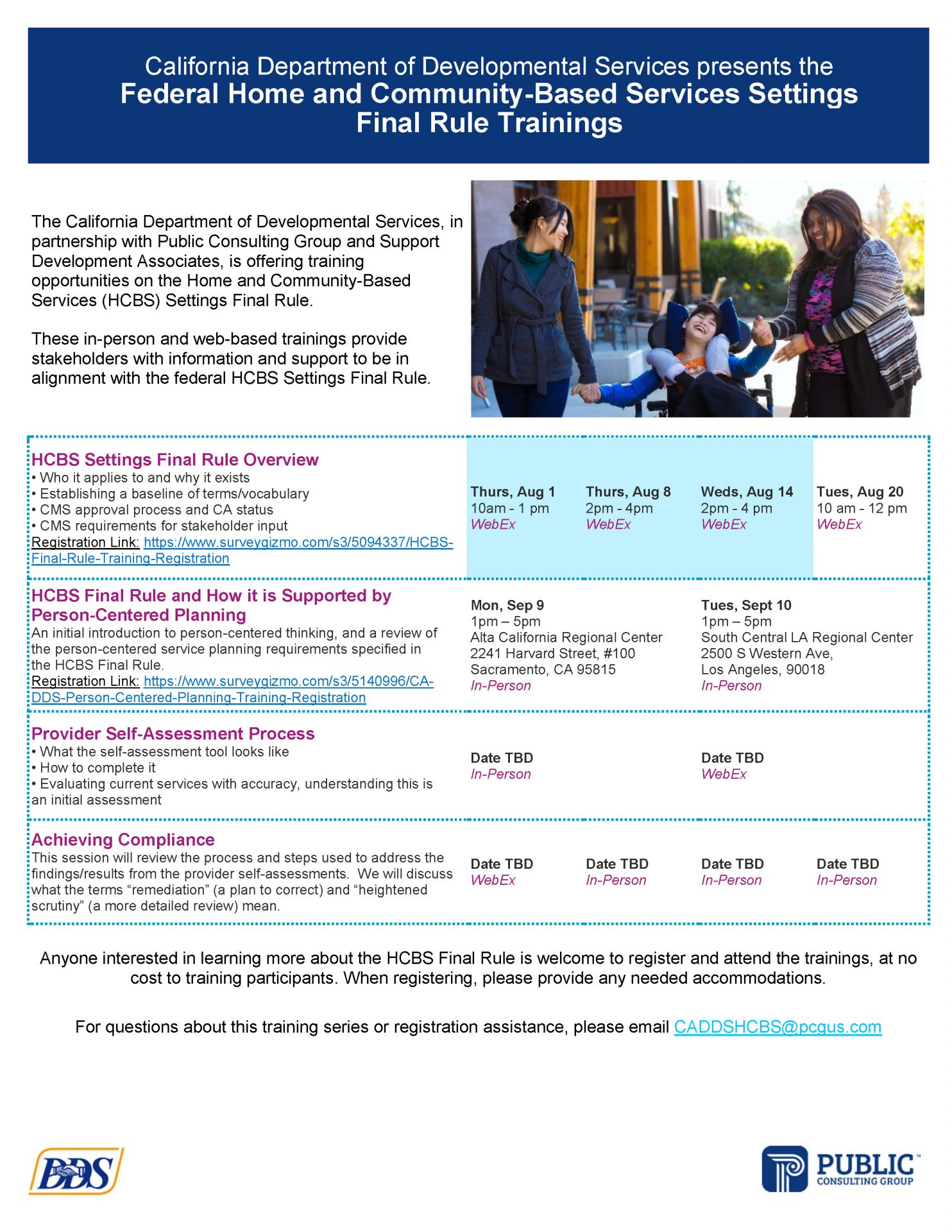 Federal Home and Community-Based Services Settings Final Rule Training ...