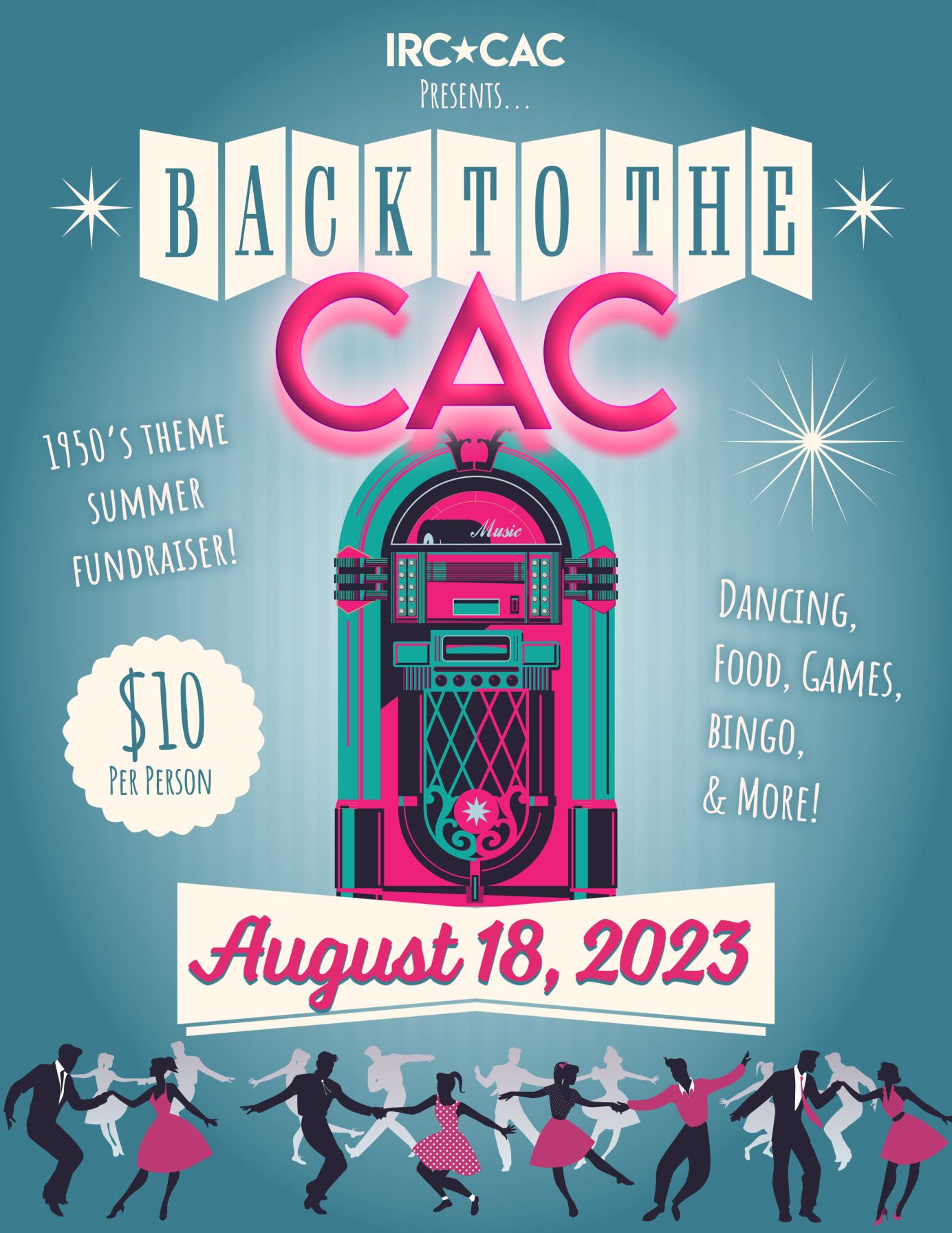 Back to the CAC – 1950’s Theme Summer Fundraiser | Inland Regional Center