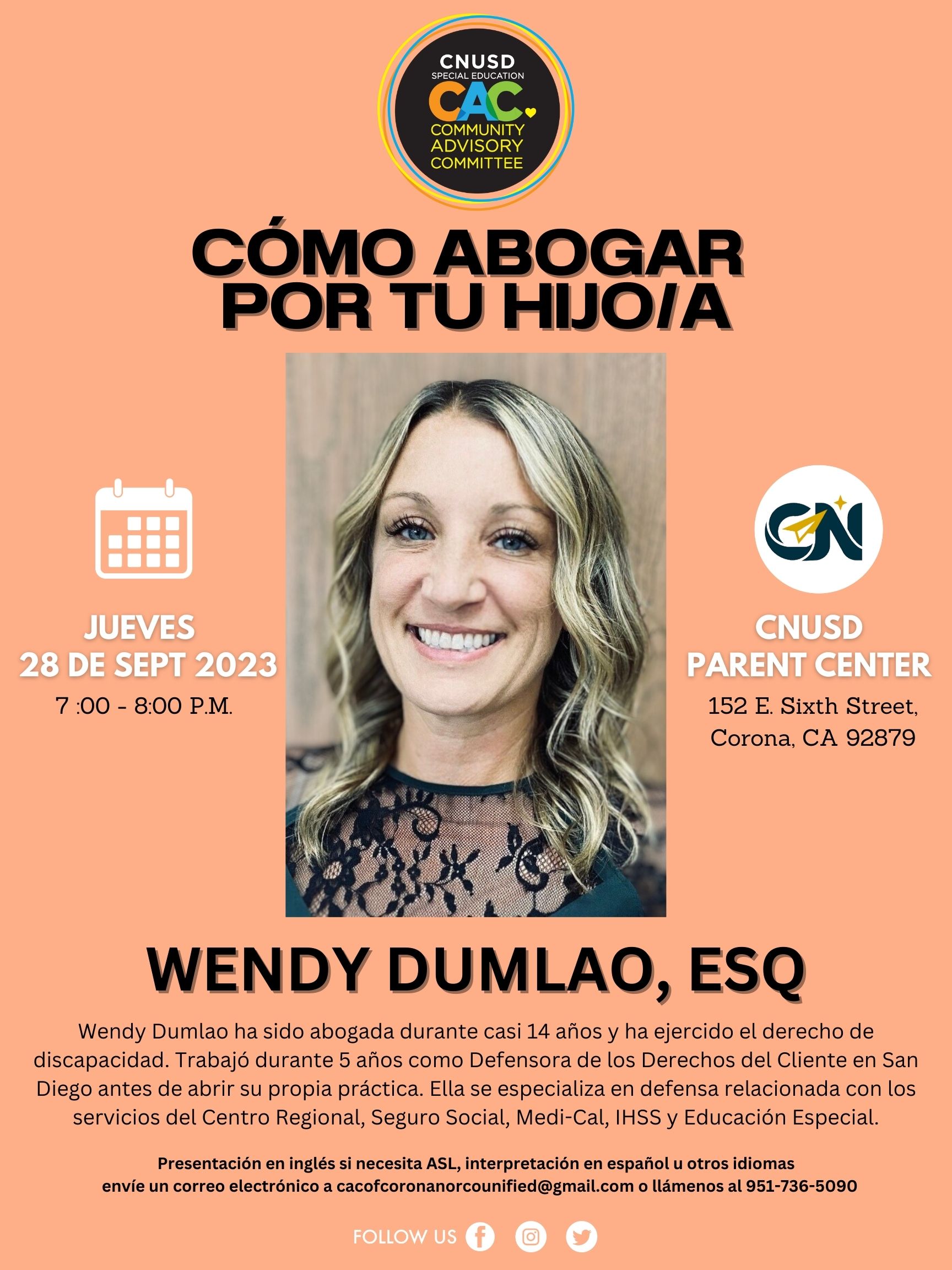 How To Advocate For Your Child – CNUSD CAC | Inland Regional Center