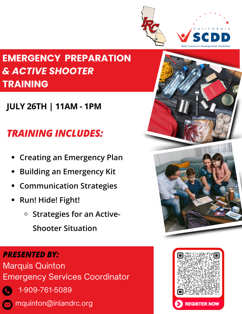 Emergency Preparation & Active Shooter Training | Inland Regional Center