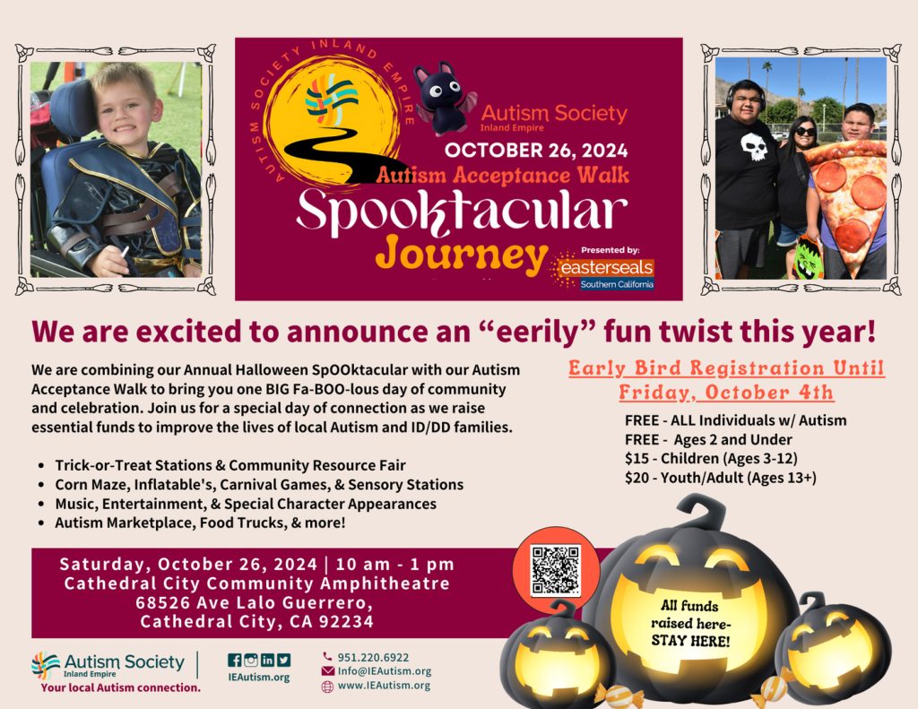 Autism Acceptance Walk – Spooktacular Journey | Inland Regional Center