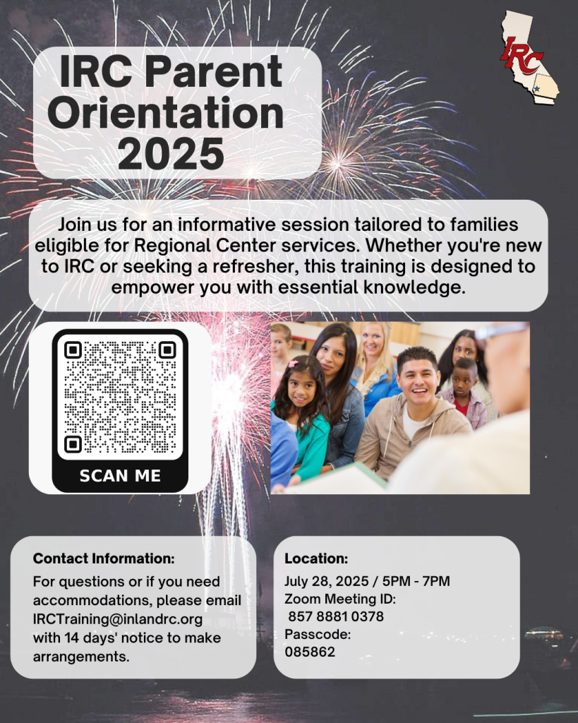 Orientación para nuevos padres del IRC – julio de 2025 | Inland ...
