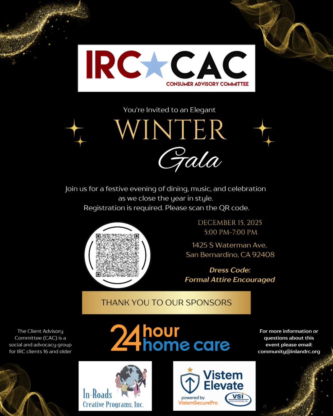 IRC CAC Winter Gala | Inland Regional Center