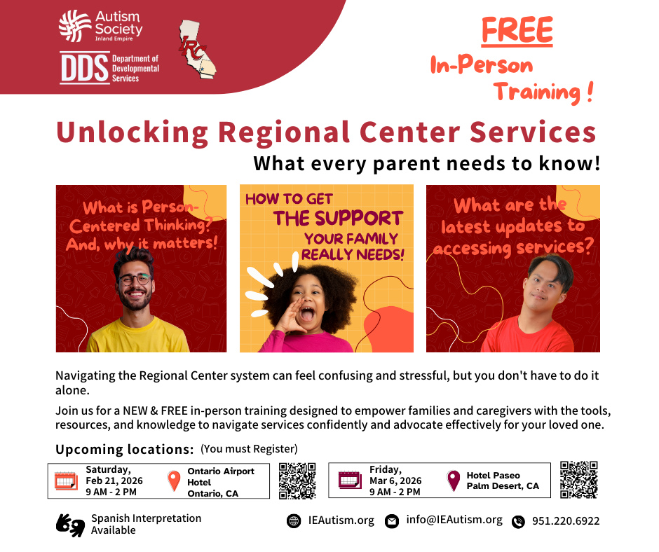 Autism Society HCBS/Person-Centered Training | Inland Regional Center
