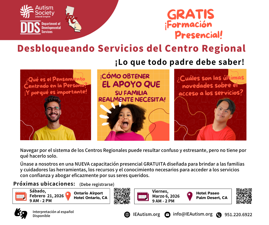 Sociedad de Autismo HCBS/Capacitación centrada en la persona - Centro ...